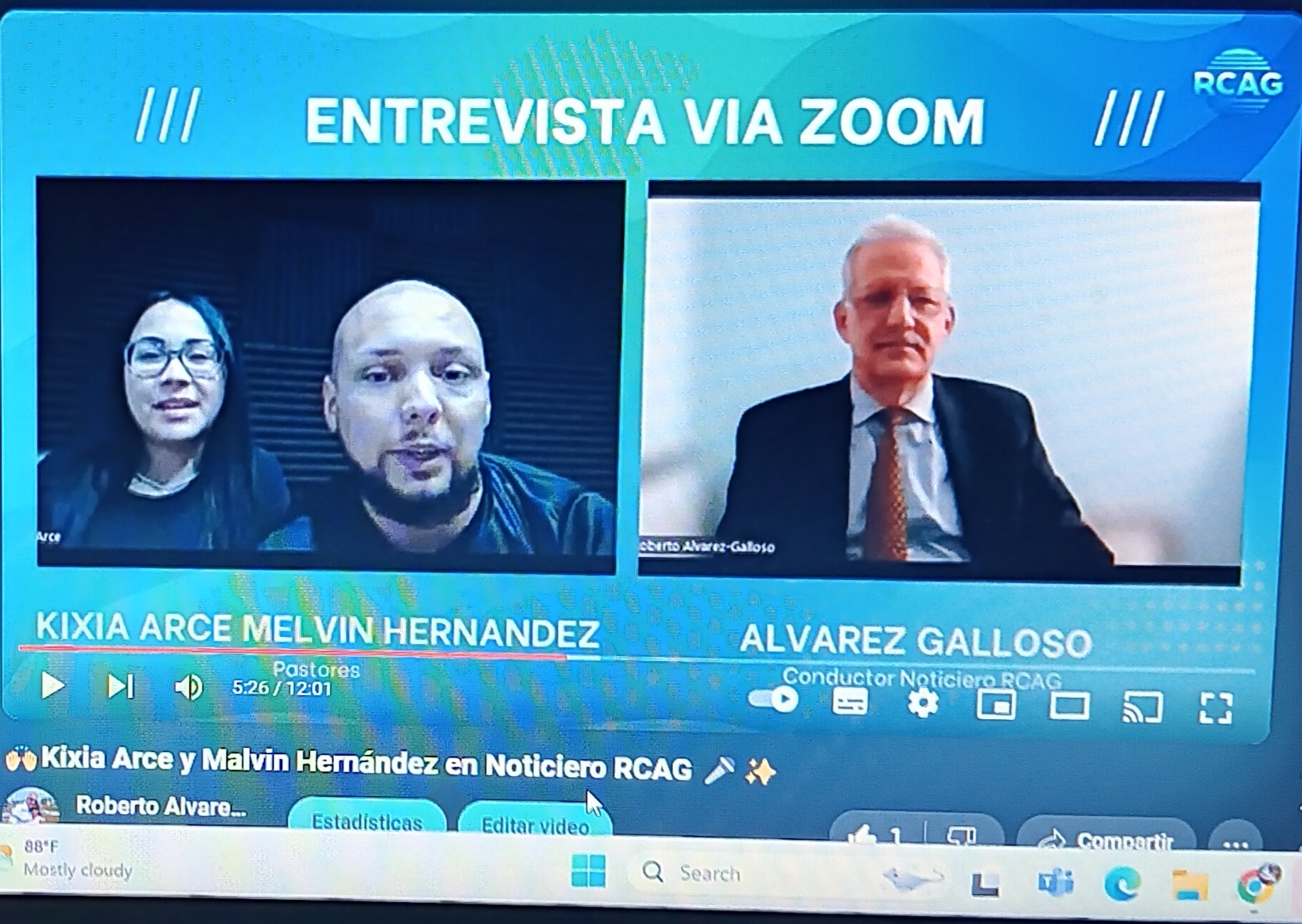 KIXIA ARCE Y MELVIN HERNANDEZ [ALVAREZ-GALLOSO] – El Noticiero de ...